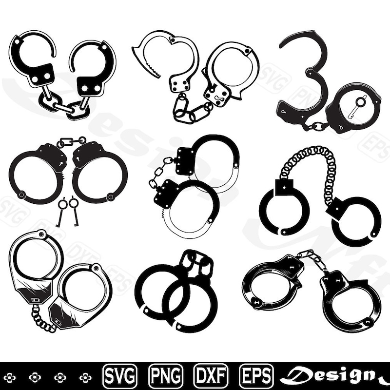 Handcuff Svg - Etsy