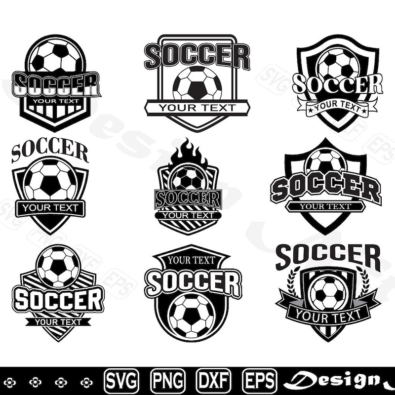 Soccer Dxf - Etsy