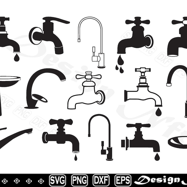 Faucet Svg - Etsy