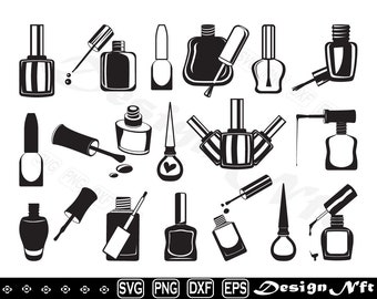 Dripping Nail Polish Design Svg Png Dxf Eps Pdf Vector Graphic Design ...