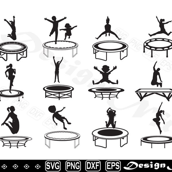 Trampoline Svg - Etsy