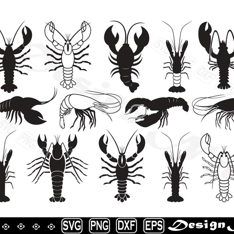 Crawfish Dxf - Etsy