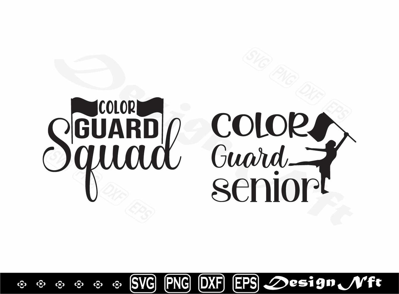 Color Guard Svg, Color Guard Flags Svg, Color Guard Mom Svg, Clipart ...