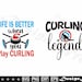 Curling Sport Svg, Clipart, Cut Files for Silhouette, Vector, Dxf, Eps ...