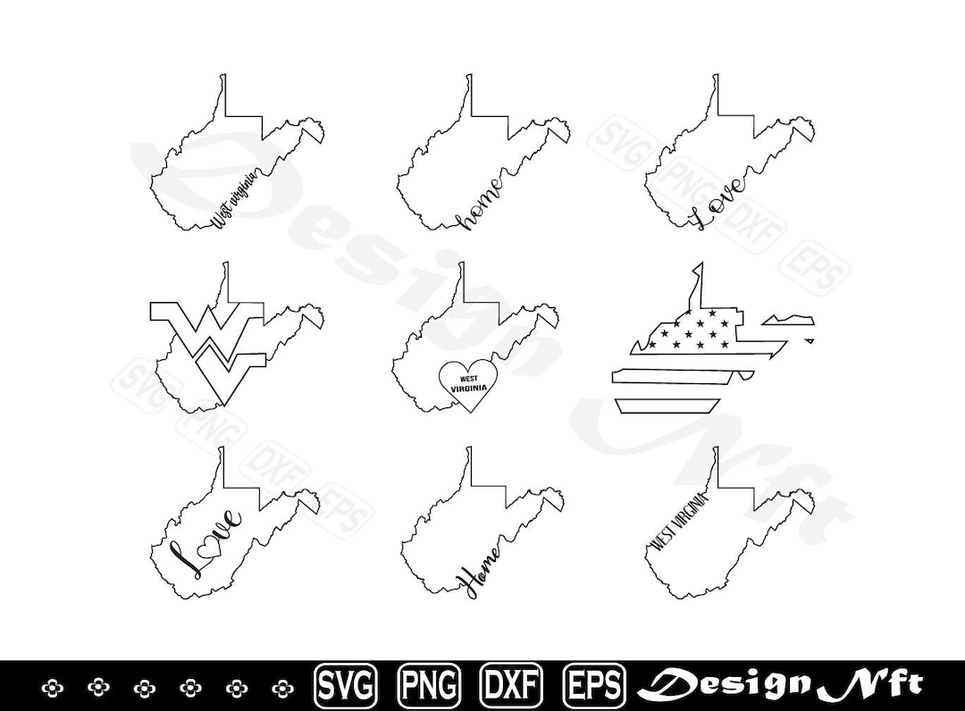 West Virginia Svg, Virginia Png, West Virginiaclipart, West Virginia ...