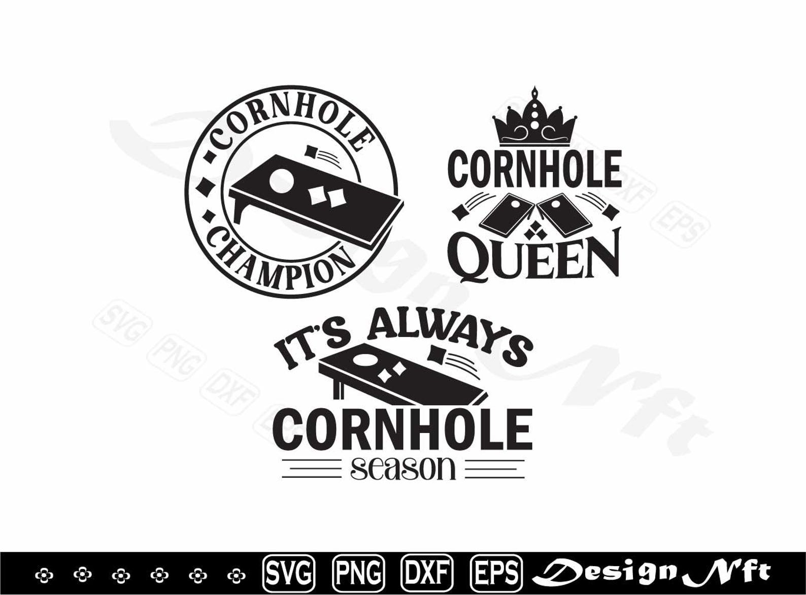 Cornhole Svg, Clipart, Cut Files for Silhouette, Vector, Dxf, Eps, Png ...