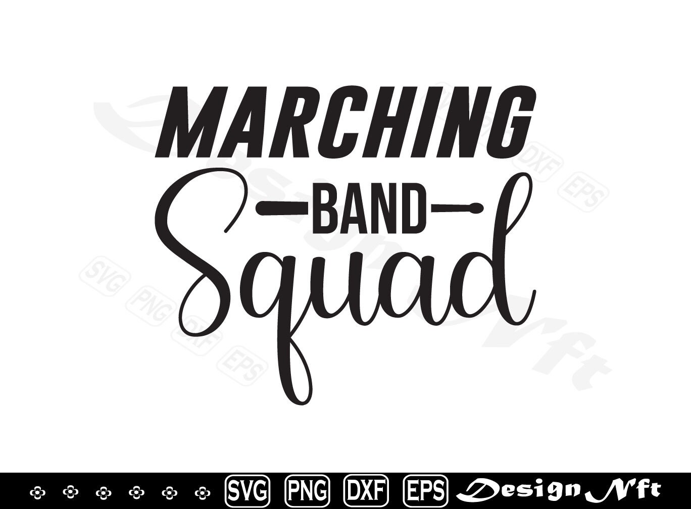 Marching Band Squad Svg, Marching Svg Clipart, Cut Files for Silhouette ...