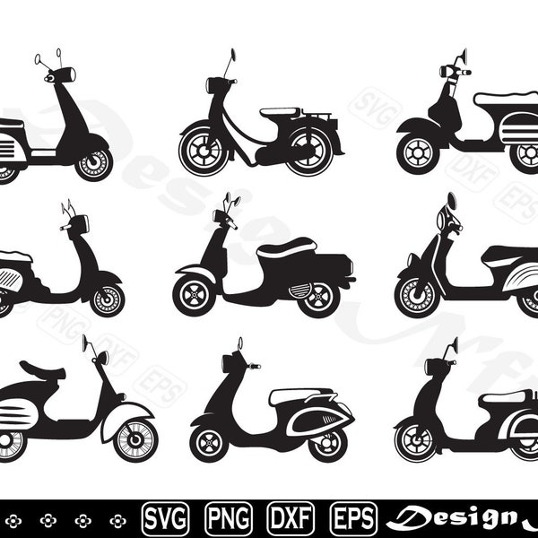 Scooter Svg - Etsy
