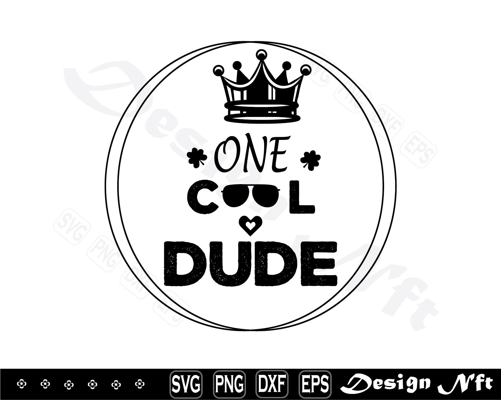 One Cool Dude Svg One Cool Dude Clipart One Cool Dude Cut - Etsy