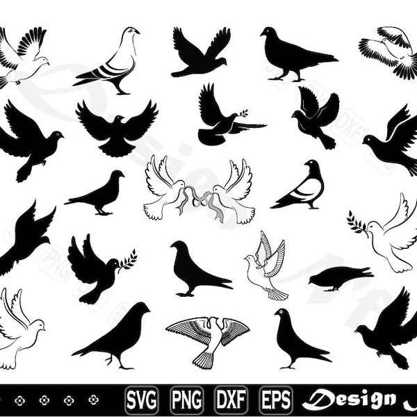Dove Svg - Etsy