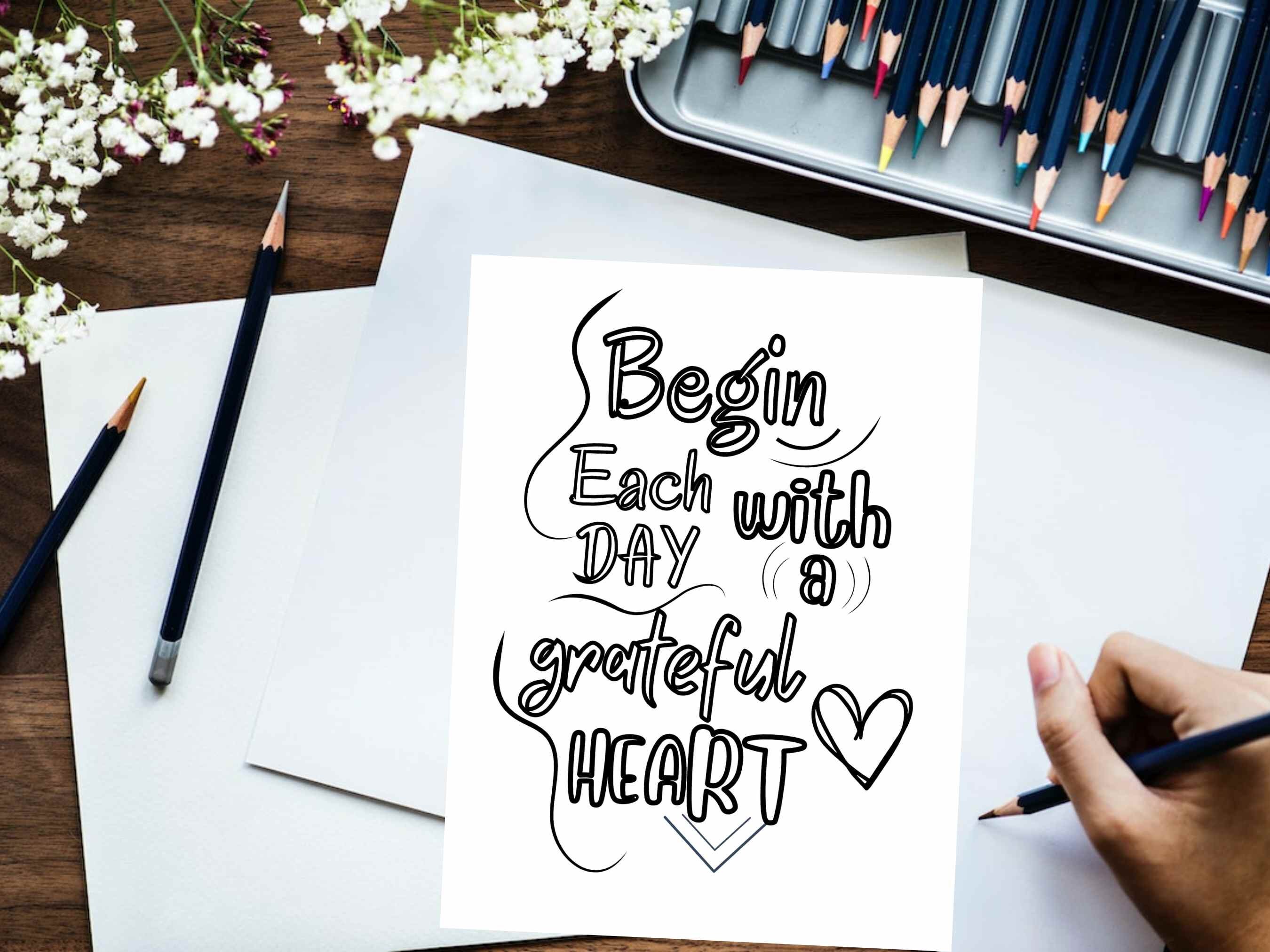 MINDFUL COLORING PAGES Adult Colouring Pages Mindfulness Practice Daily ...