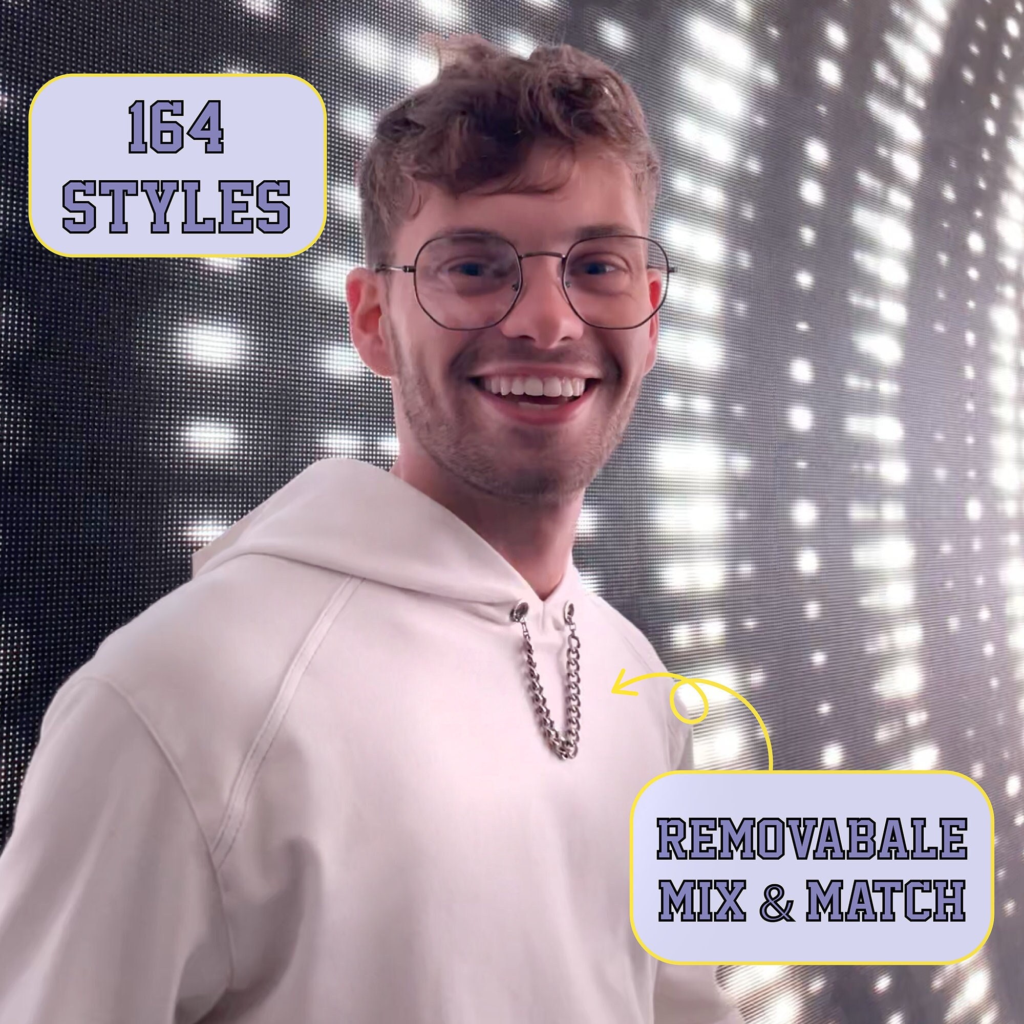 Metal Hoodie Chain String Shoe Chain Charm Shoe Chain Swag Clothing ...