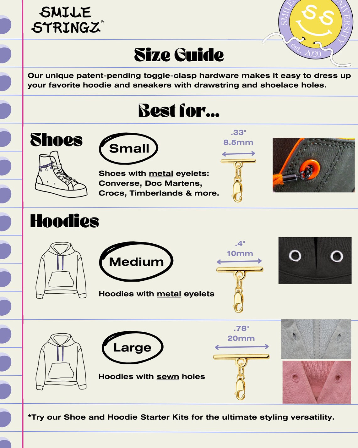 Metal Hoodie Chain String Shoe Chain Charm Shoe Chain Swag Clothing ...
