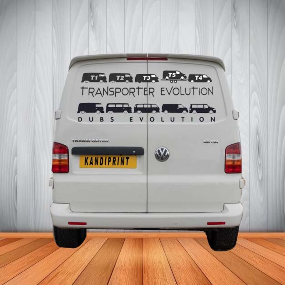 Funny Car Van Caravan Bumper Vinyl Decal - Etsy