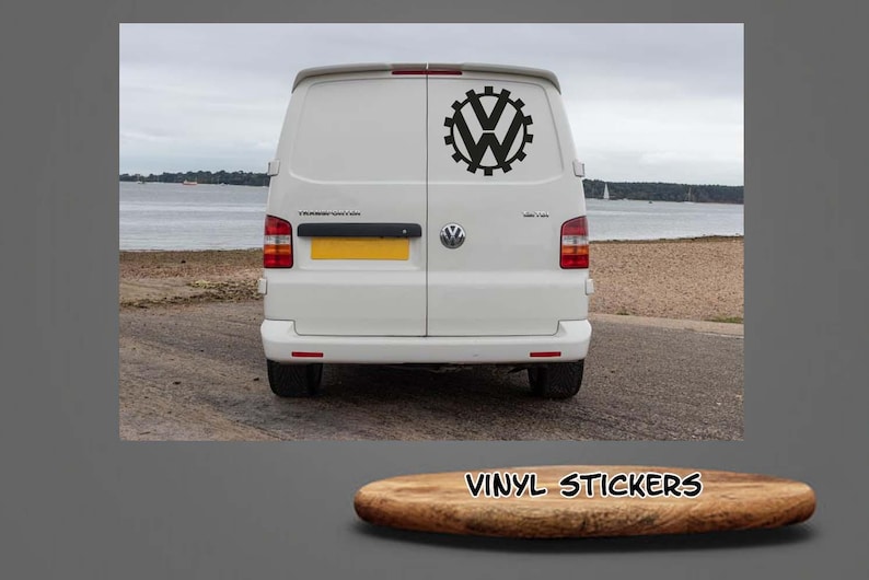 VW Cog Vinyl Sticker - Etsy