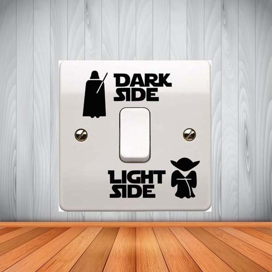 Star Wars Dark Side Light Side Light Switch - Etsy