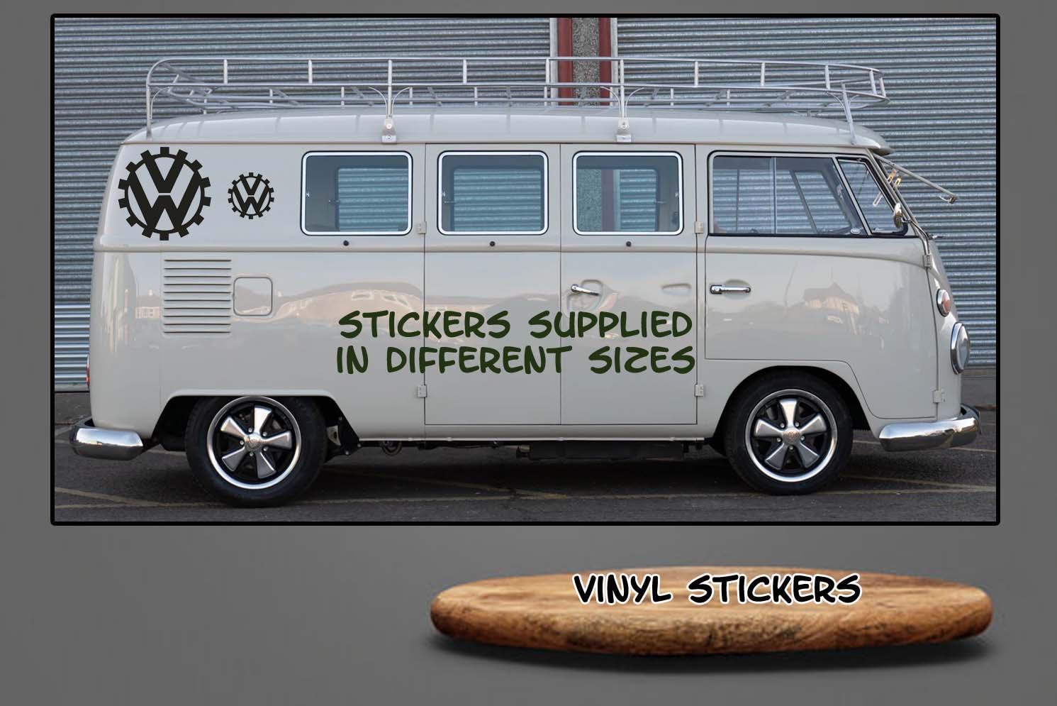 VW Cog Vinyl Sticker - Etsy