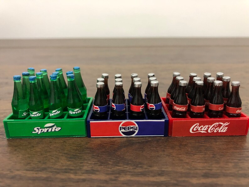 NEW Miniature Coca-cola Bottle Stack Sprite Bottle Stack - Etsy Canada