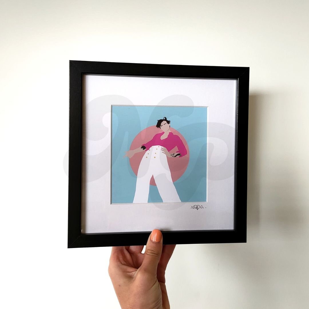 Harry Styles Art, Harry Styles Print, Digital Art Print, Digital ...