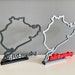 Nurburgring Desk Art Sculpture | Free Standing Nürburgring Nordschleife ...