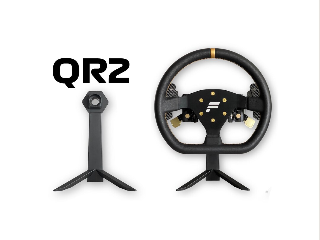 Fanatec QR2 Wheel Display Stand | Quick Release Wheel Holder | Sim ...