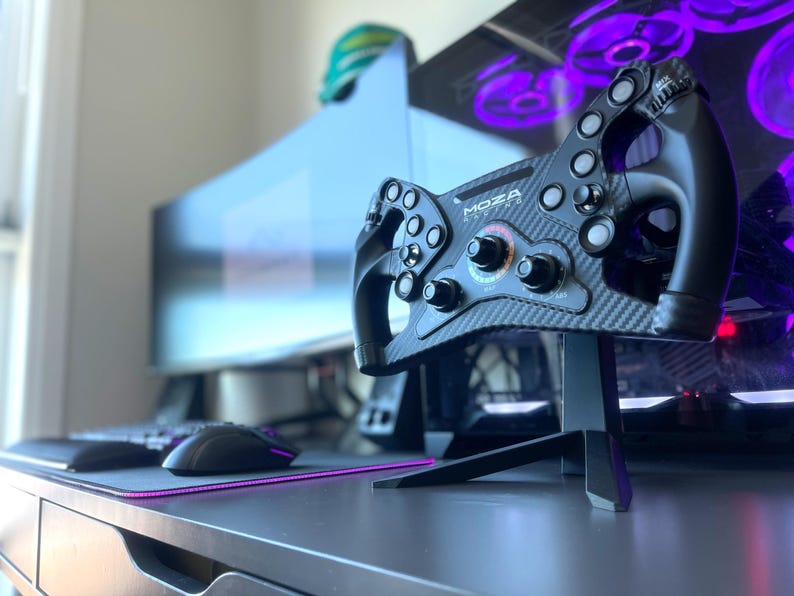 Wheel Stand for Moza / Simagic / Cammus / NRG Sim Racing Steering ...