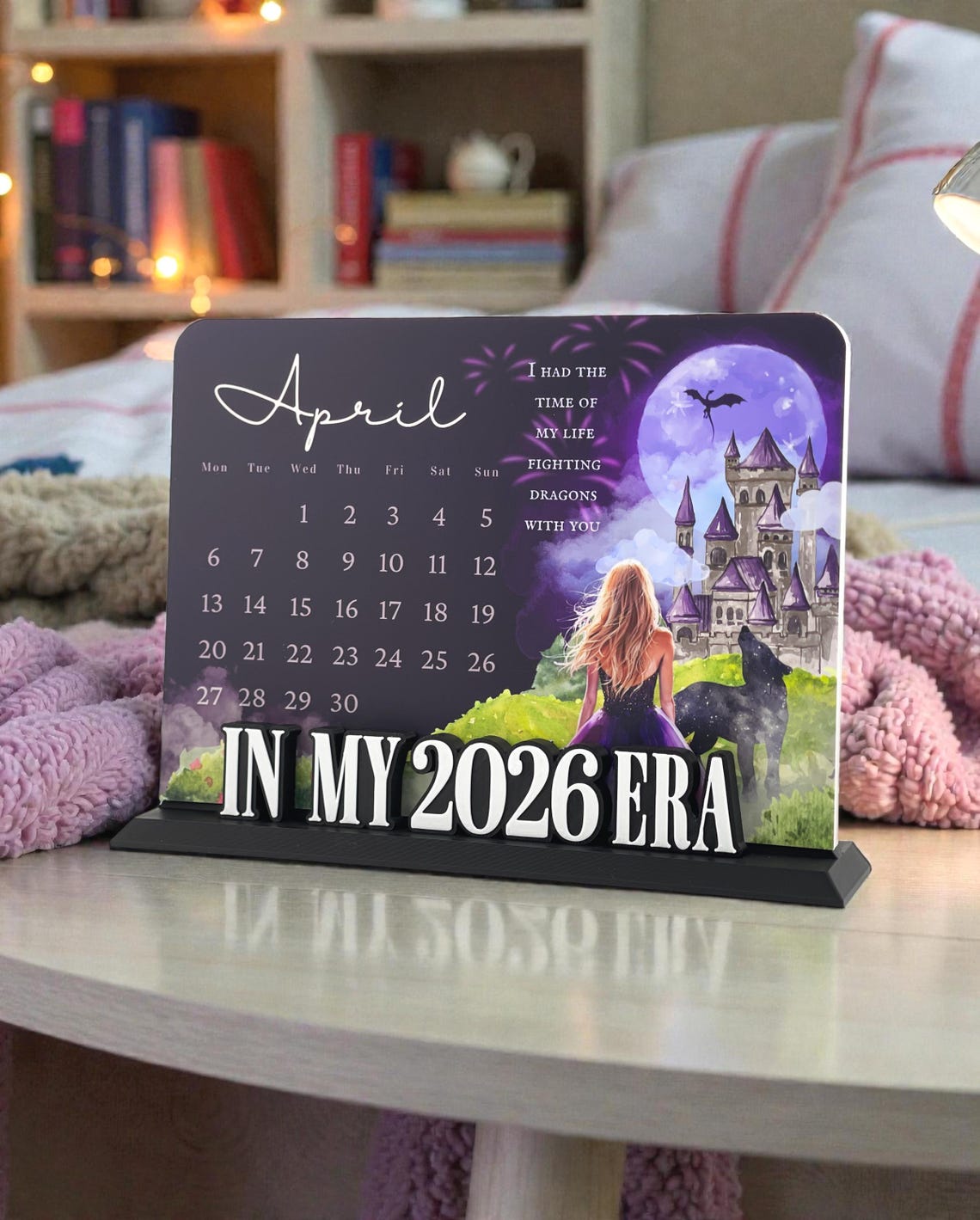 2026 Eras Desktop Calendar | the Year in Eras | TLOAS Fan Gift | Taylor ...