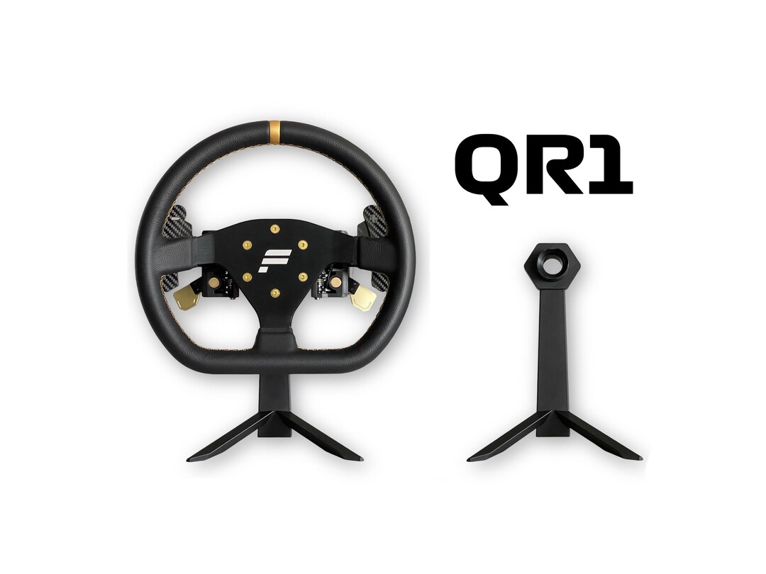 Fanatec QR1 Wheel Display Stand | Quick Release Wheel Holder | Sim ...