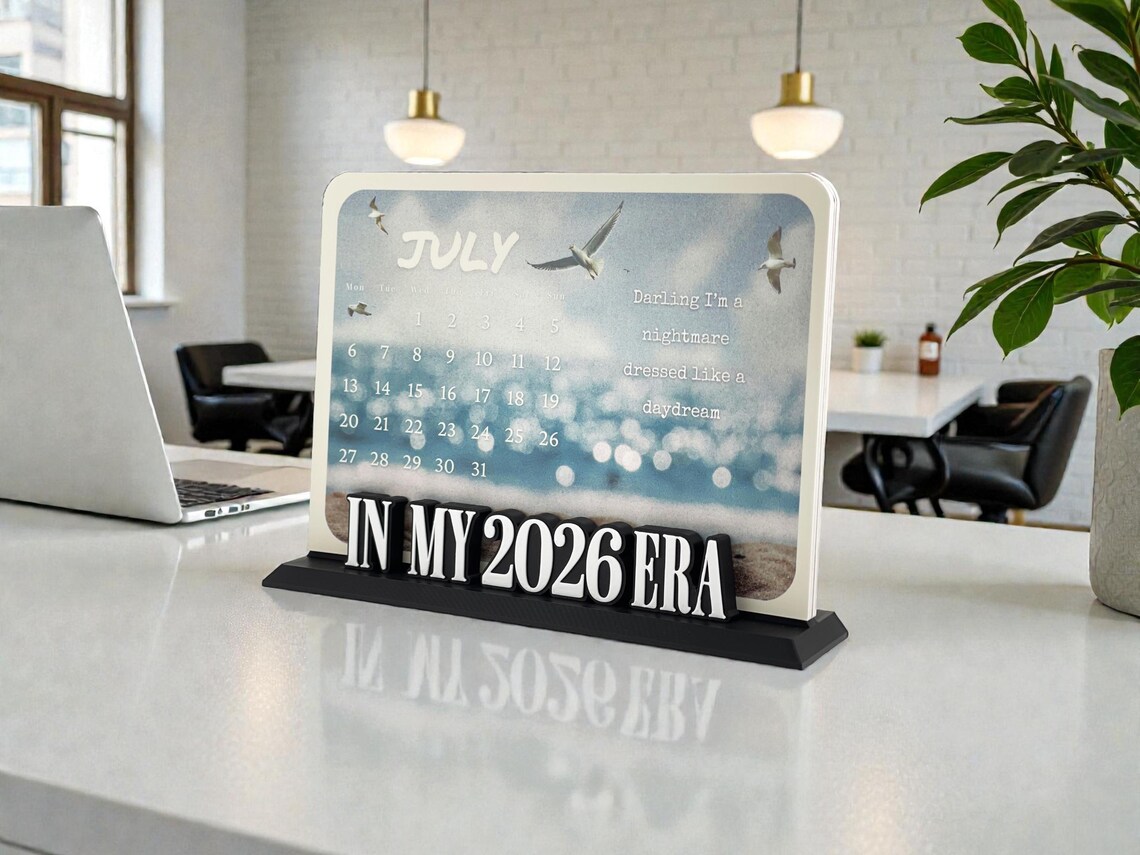 2026 Eras Desktop Calendar | the Year in Eras | TLOAS Fan Gift | Taylor ...
