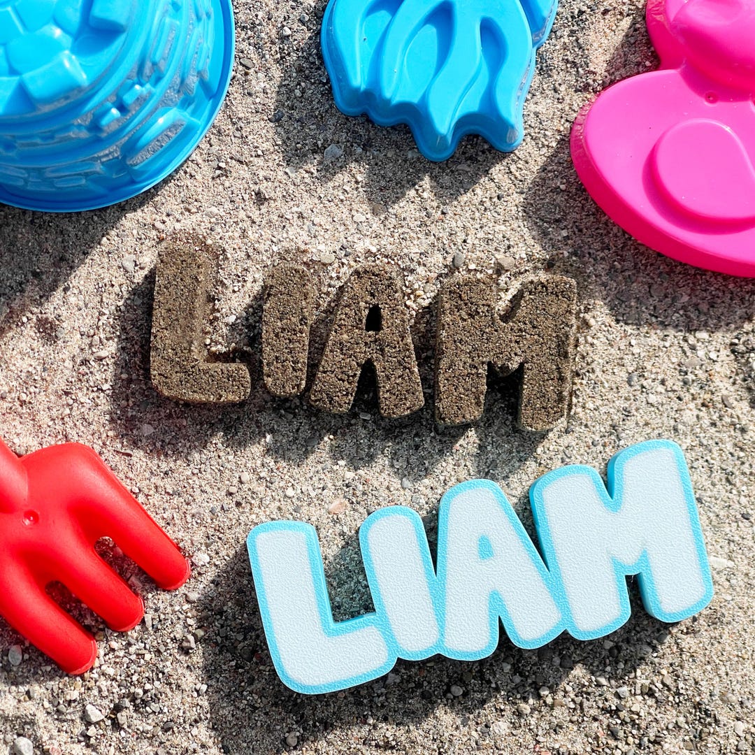 Personalized Sand Mold | Custom Name Sand Mold Toy | Personalized Beach ...