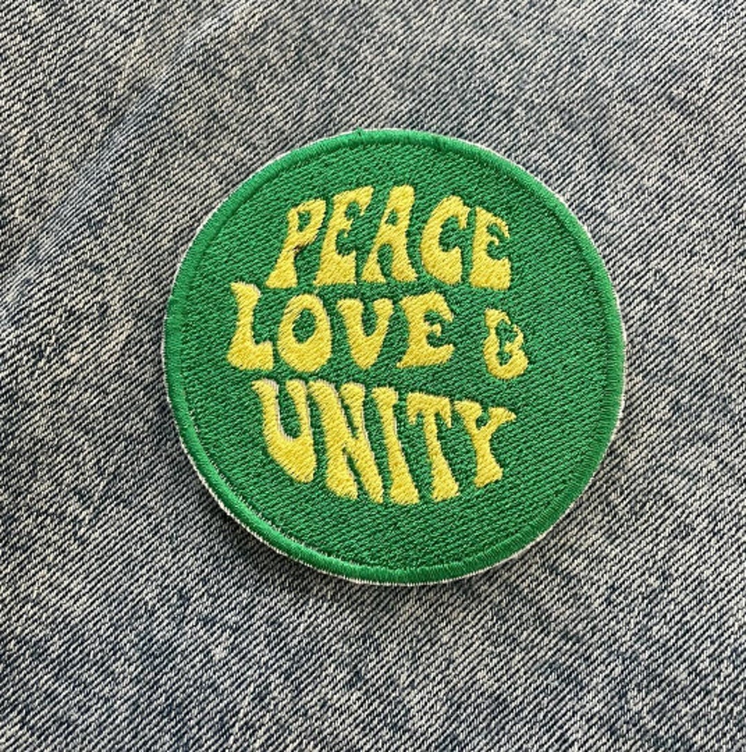 Peace Love Unity GVF Tribute Patch Handmade - Etsy
