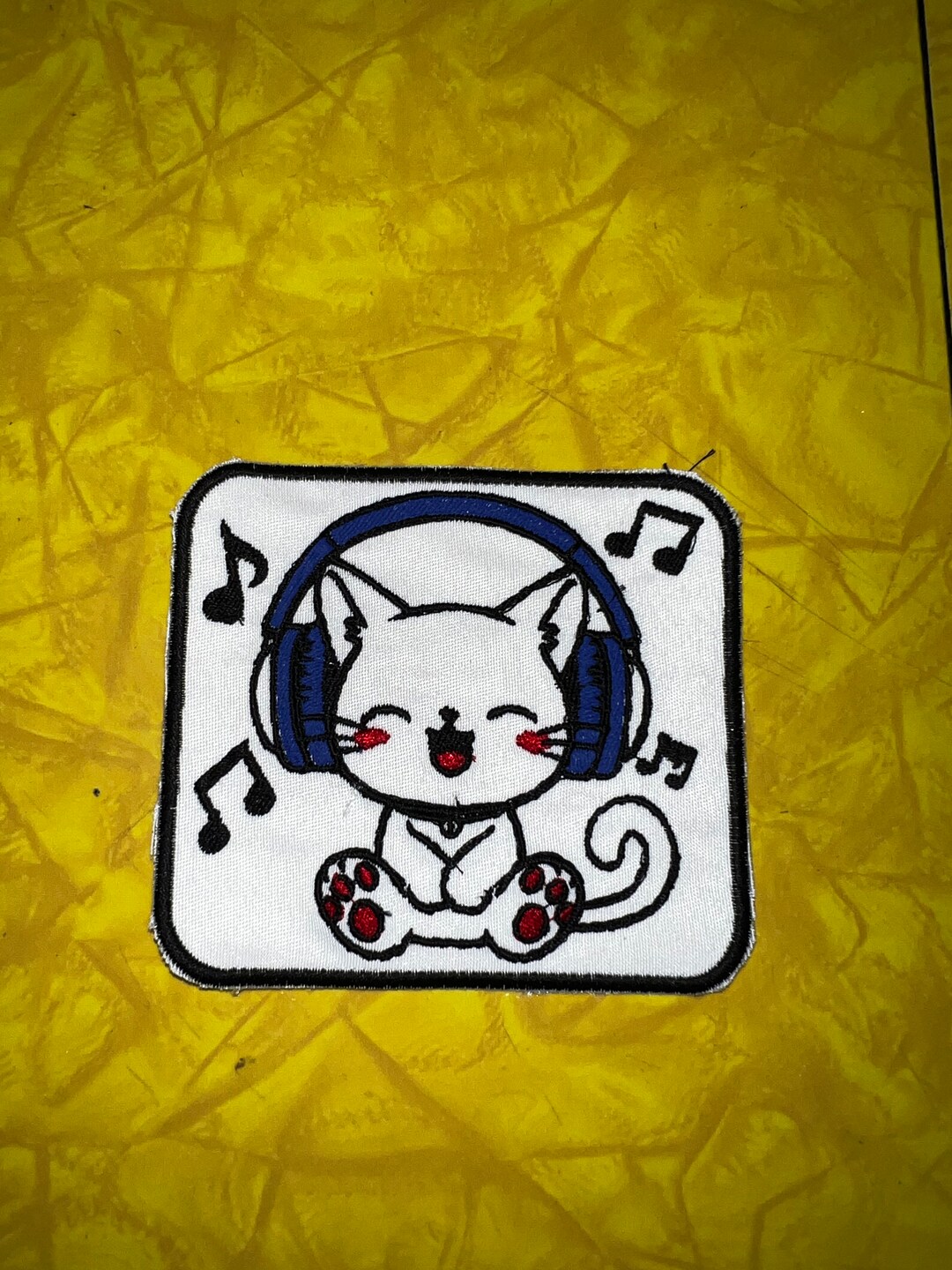 Cute Cat Patch Handmade Anime Cat Kitty - Etsy