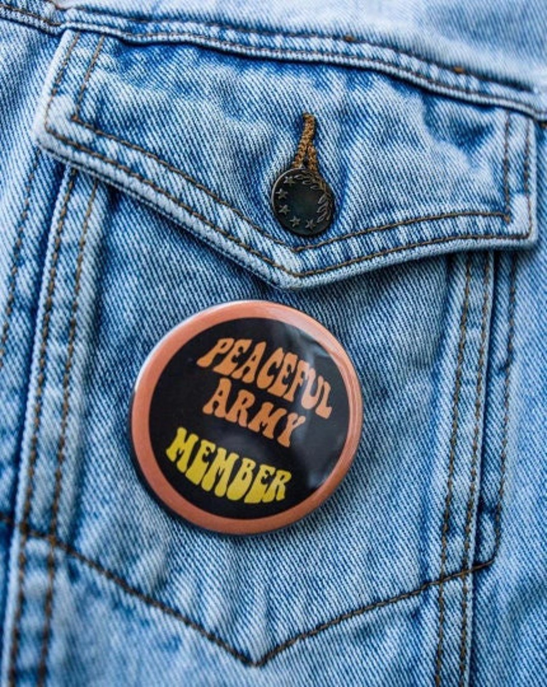 GVF Inspired Peaceful Army Member 2.25" Inch Tribute Button - Etsy