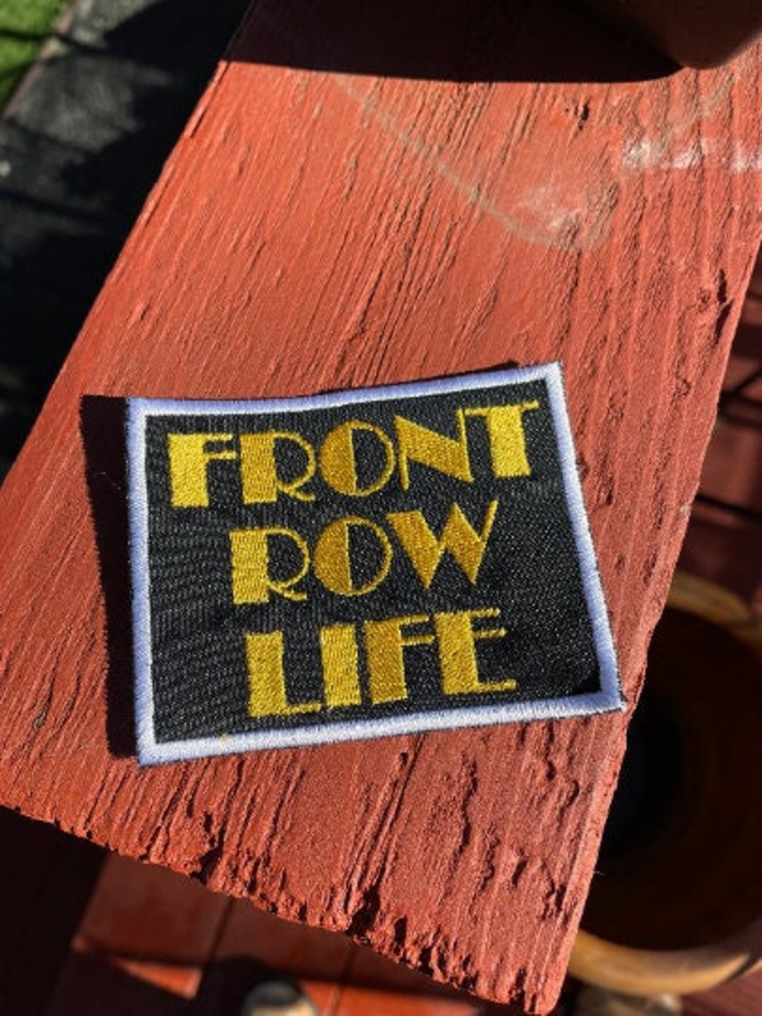 Front Row Life Tribute Patch Handmade - Etsy