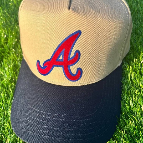 Atlanta Braves Vintage Hat - Etsy