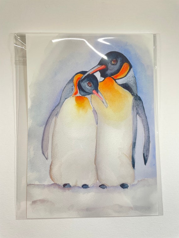 Penguin Couple Drawing