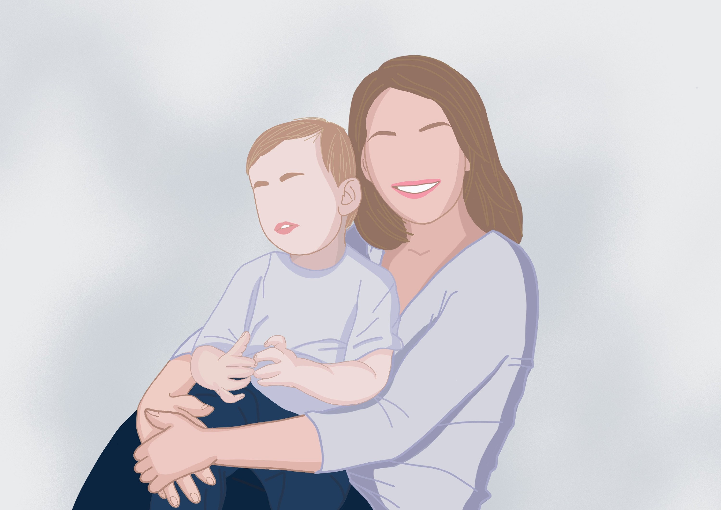 Personalised Faceless Portrait - Digital Download - Etsy