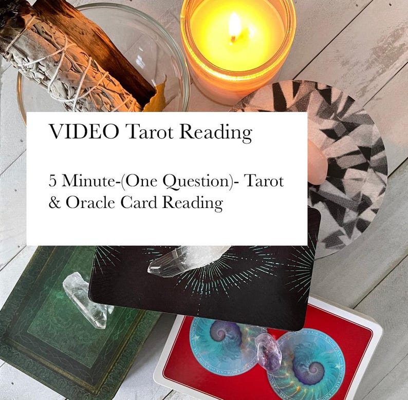 Video Tarot Reading (5 Minute; One Question) - Etsy