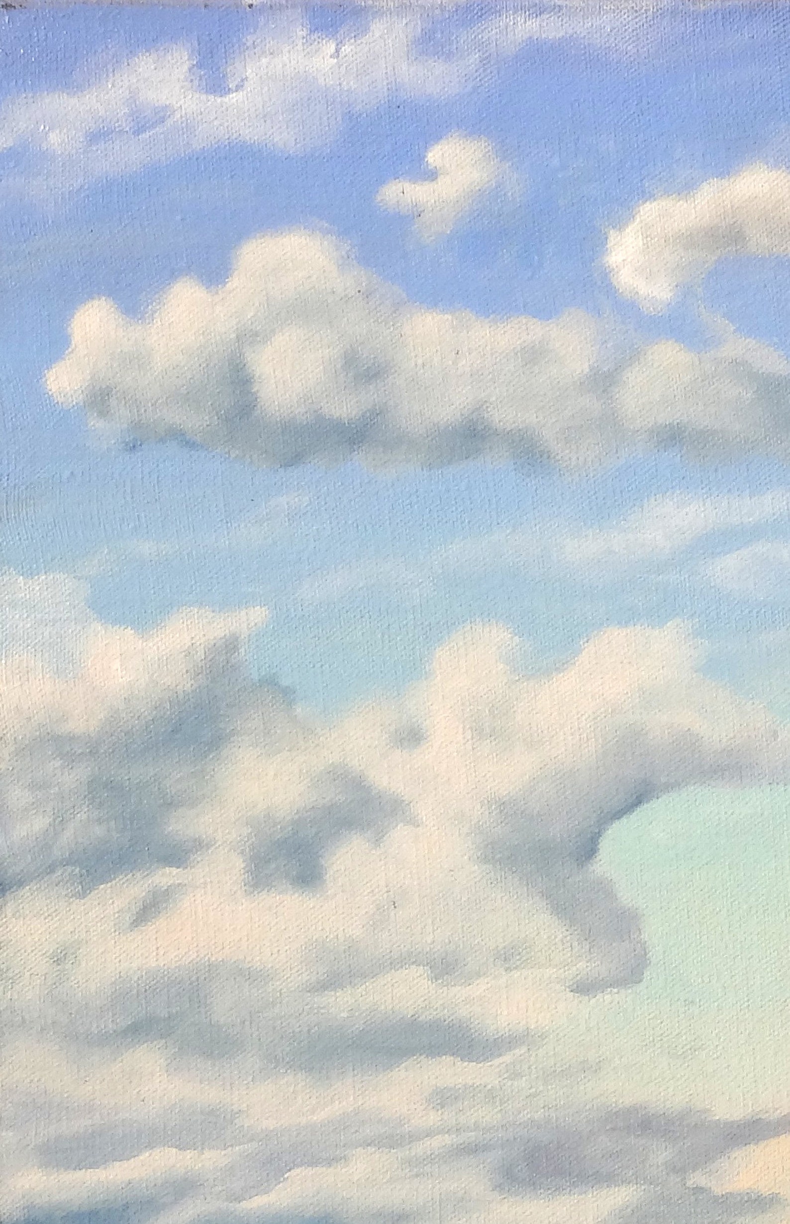 Acrylic Painting as Photo Hard Foam Alu-dibond - Lighthouse Arngast ...