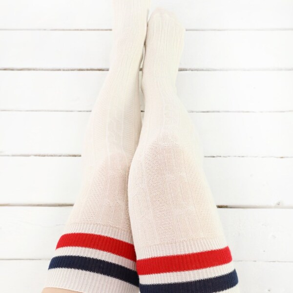 White Wool Socks - Etsy