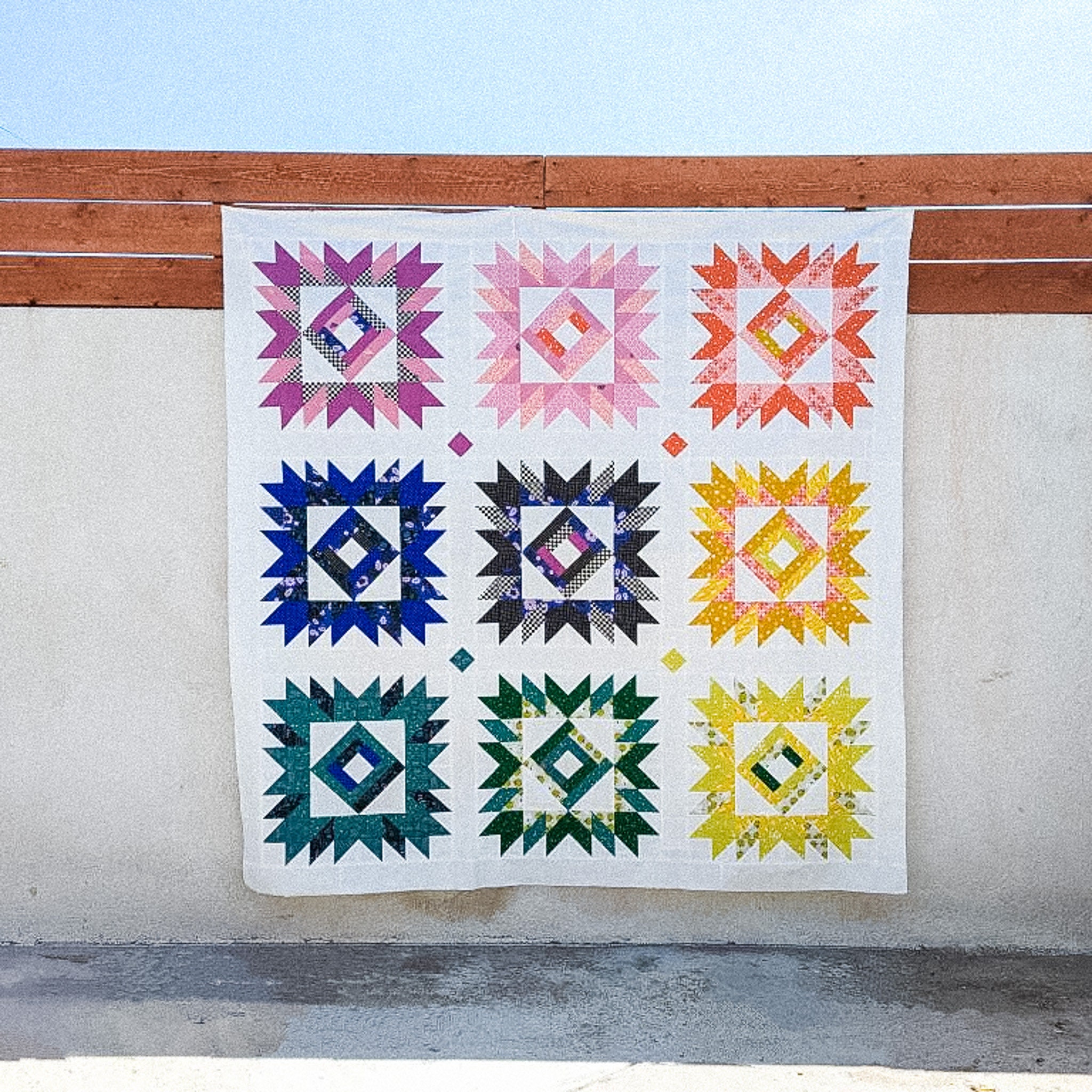 Sonora Star Quilt Pattern: Modern Fat Quarter Design (PDF Pattern) - Etsy