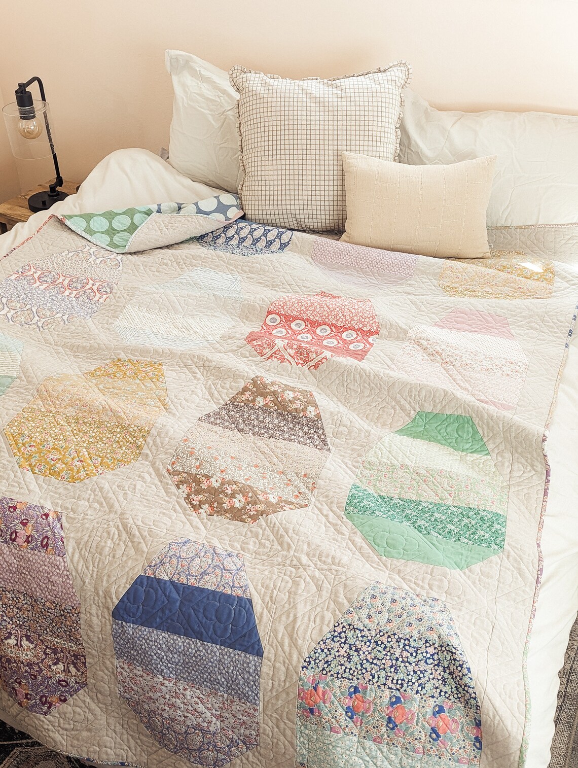 Folk Eggs Quilt Pattern PDF Pattern, Easter Egg Quilt, Beginner Quilt ...