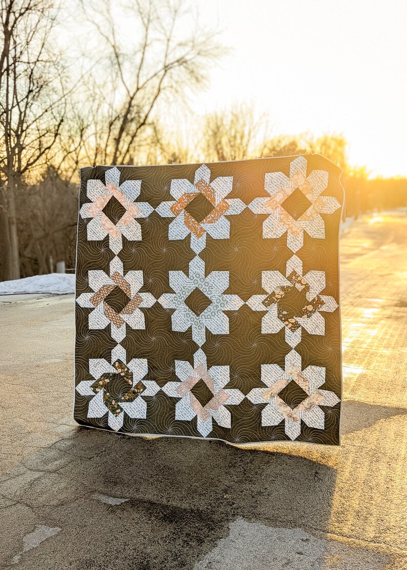 Bungalow Blooms Quilt PDF Pattern | Etsy