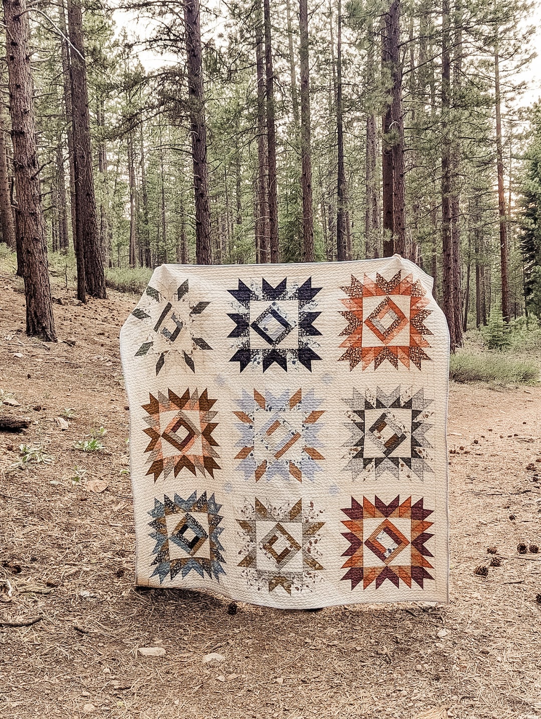 Sonora Star Quilt Pattern: Modern Fat Quarter Design (PDF Pattern) - Etsy