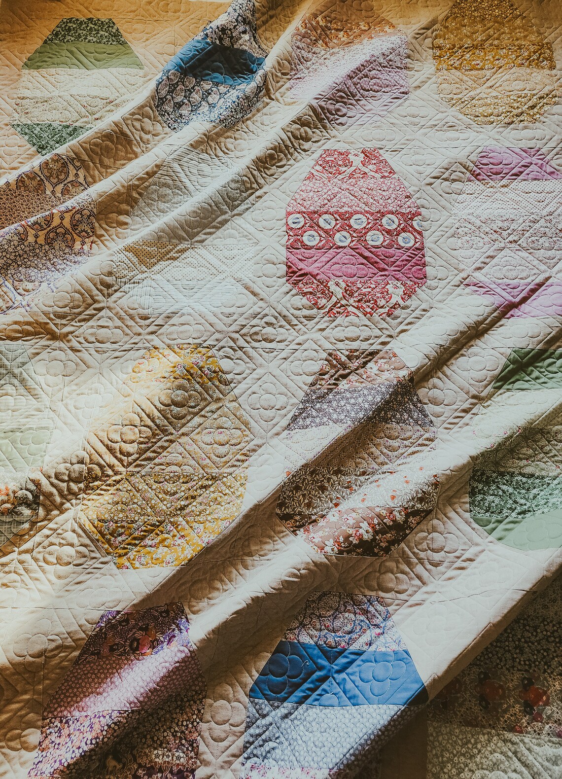 Folk Eggs Quilt Pattern PDF Pattern Easter Egg Quilt - Etsy