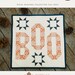 BOO Mini Quilt Pattern PDF Beginner Quilt Pattern Halloween - Etsy UK