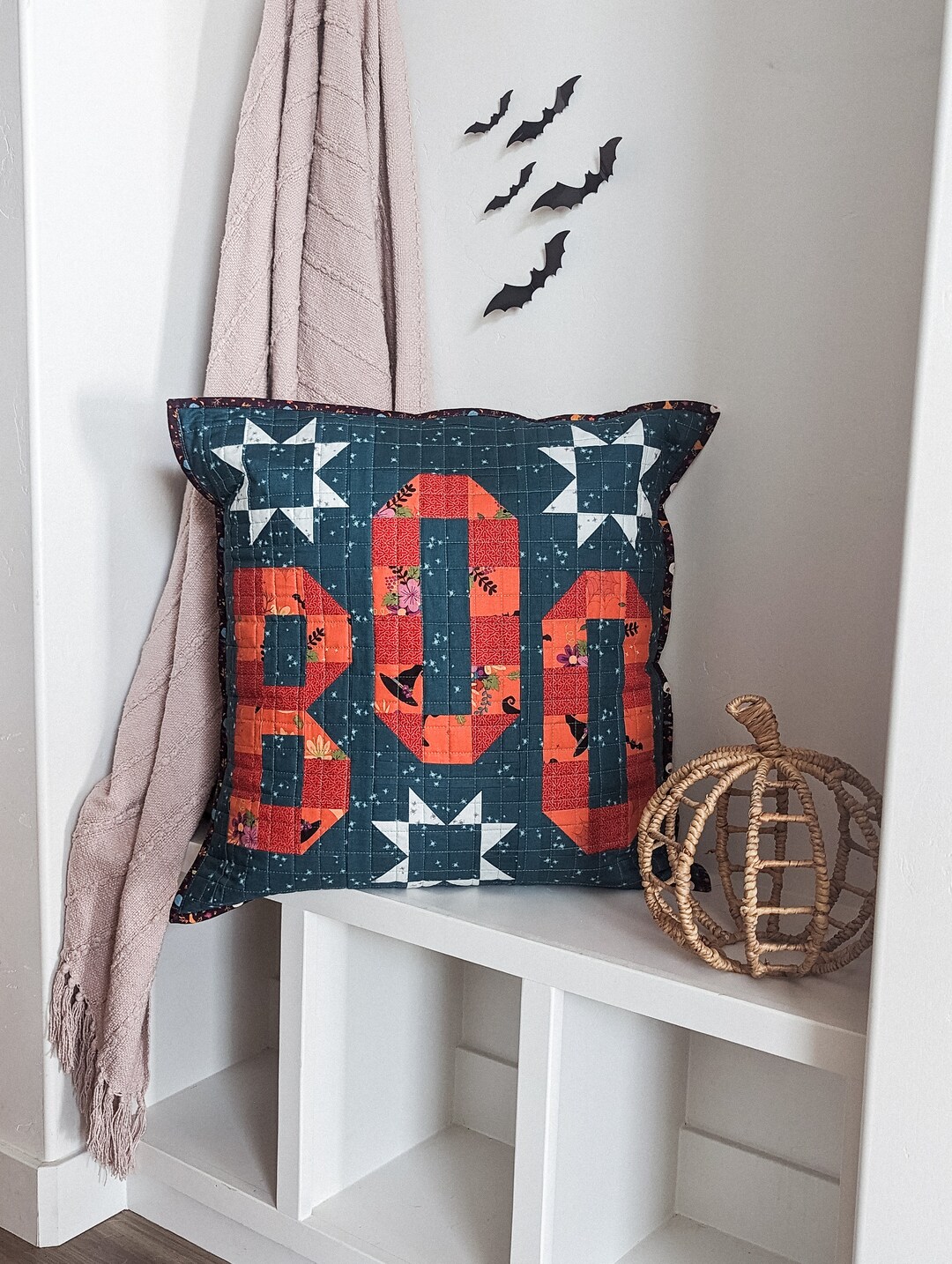 BOO Mini Quilt Pattern: Beginner Halloween Quilt (PDF) - Etsy