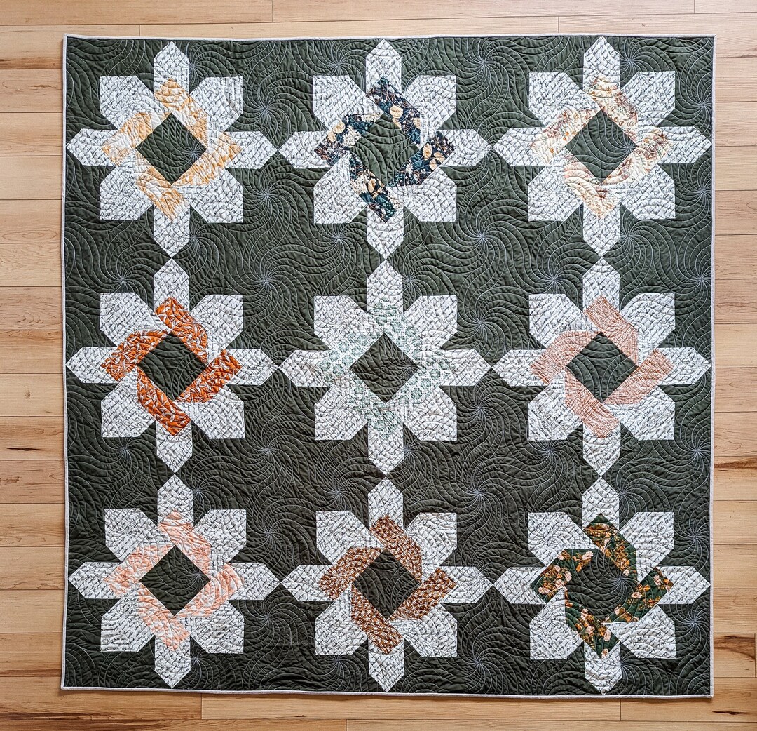 Bungalow Blooms Quilt - PDF Pattern - Etsy