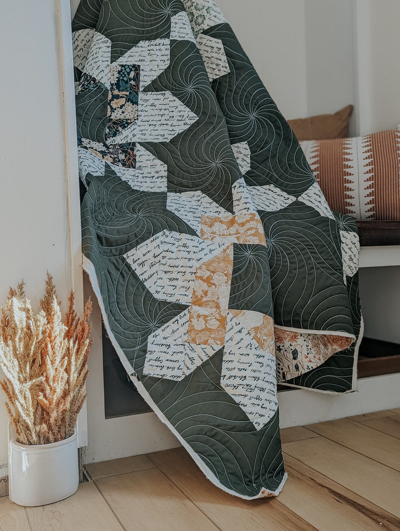 Bungalow Blooms Quilt PDF Pattern | Etsy