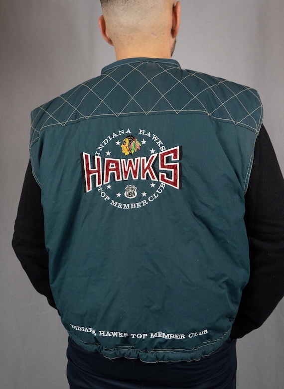 vintage indiana hawks vest - Gem